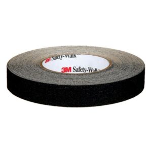3M Safety-Walk Slip-Resistant General Purpose Tapes & Treads 610, Black, 1 in x 60 ft, Roll, 4 ...