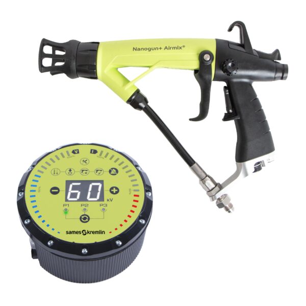 Sames Nanogun and Airmix Manual Electrostatic Medium Fluid Pressure ...